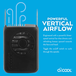 RECHARGEABLE NECKLACE FAN – O2COOL LLC